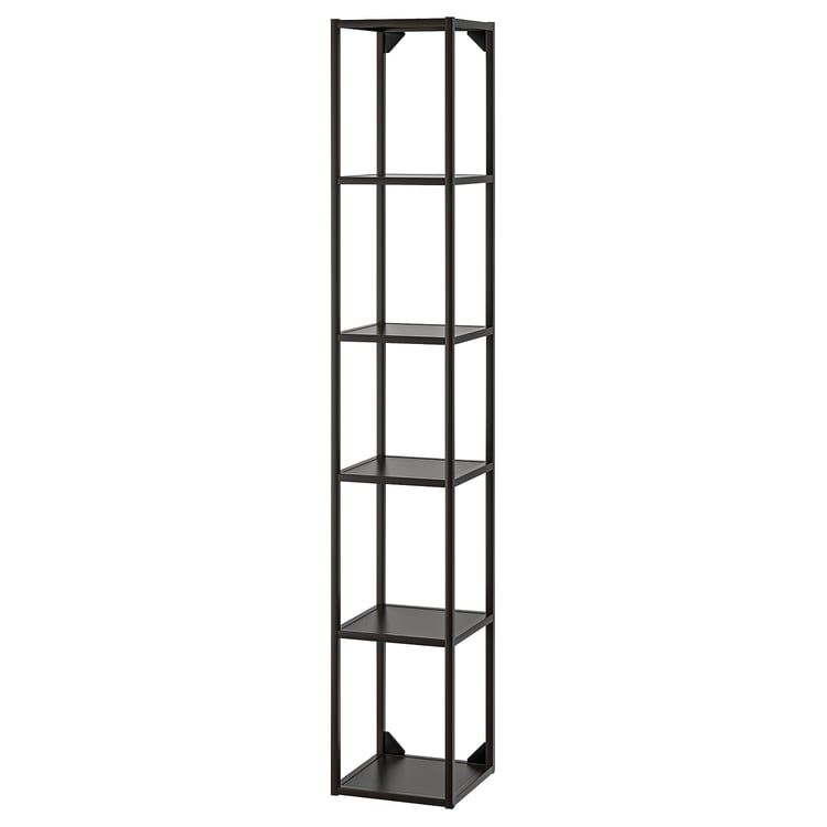 ENHET tall frame with shelves, anthracite, 30x30x180 cm - IKEA Ireland