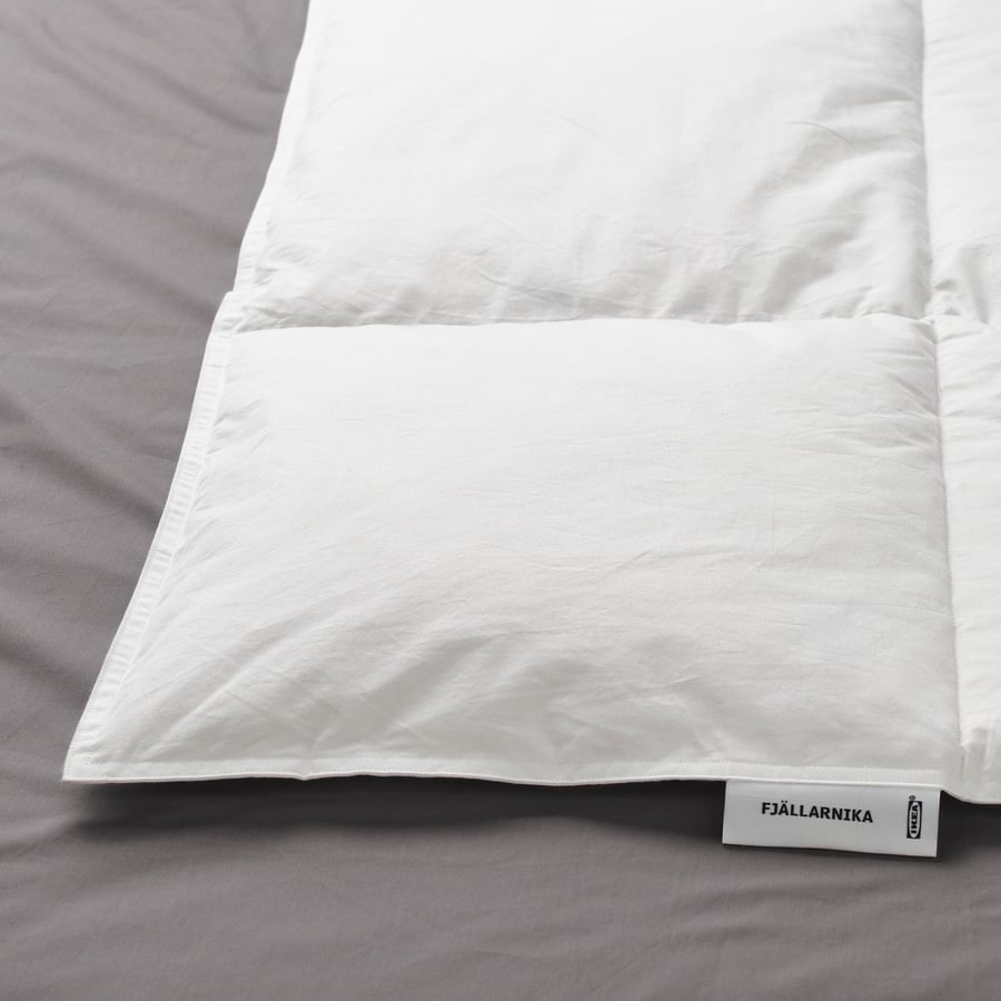 FJÄLLARNIKA Duck Feather & Down White Double Duvet, 7.5 Tog - IKEA Ireland