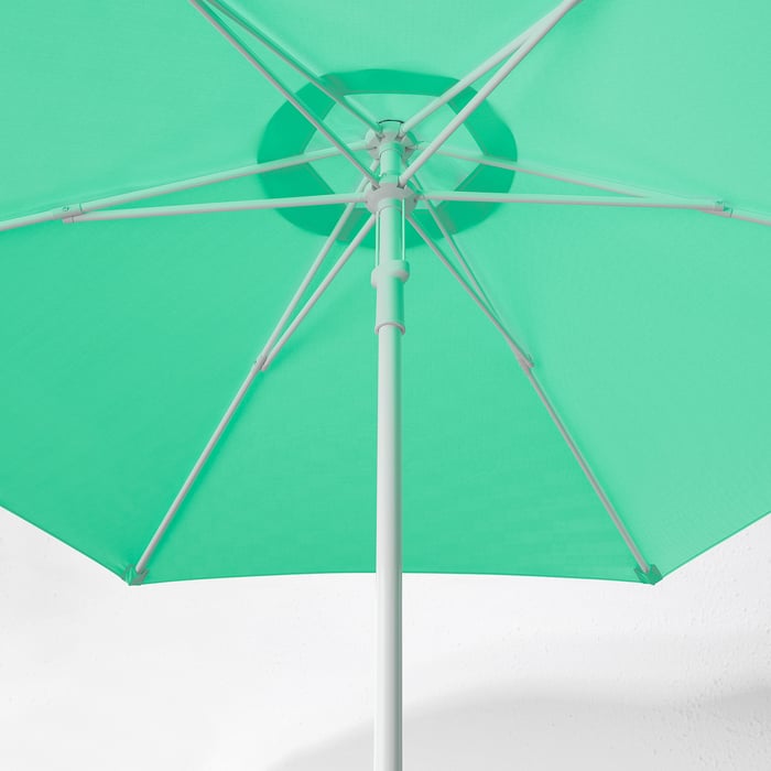 HÖGÖN parasol, light green, 270 cm - IKEA Ireland