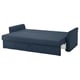 HOLMSUND 3 seater sofa bed, Kilanda dark blue - IKEA Ireland