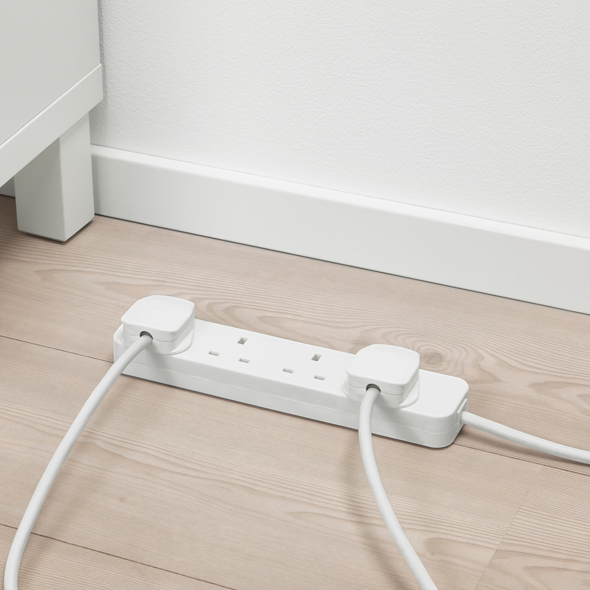 KOPPLA 4-way socket, earthed, white - IKEA Ireland
