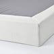 LYNGÖR White, king bed base cover - IKEA Ireland