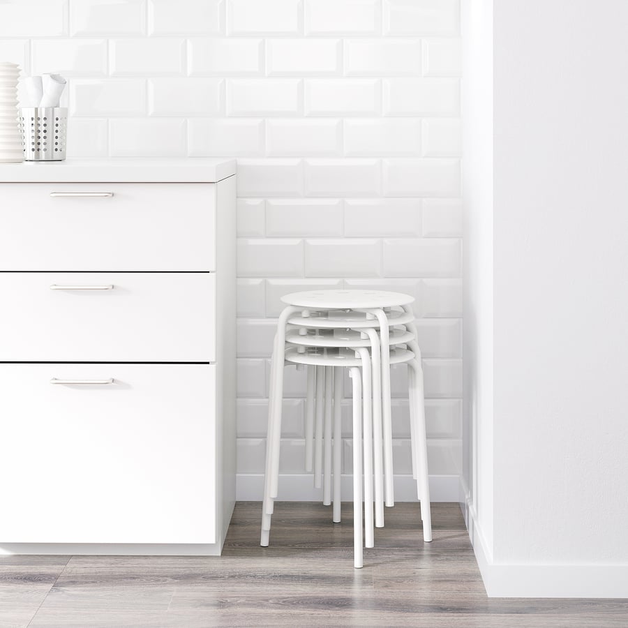 MARIUS Stool, white - IKEA Ireland