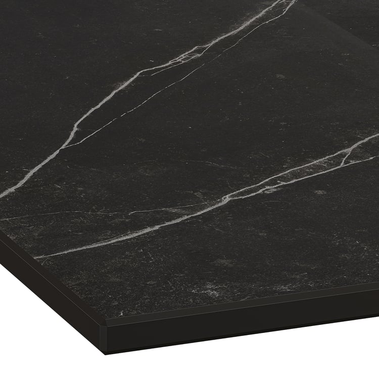 MÖCKLARP custom made worktop, matt black/brown/marble effect high ...