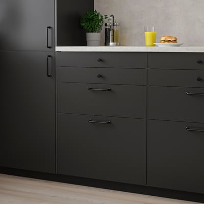 NICKEBO drawer front, matt anthracite, 60x40 cm - IKEA Ireland