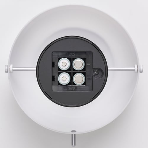 NÖDMAST white/black, LED portable lamp, battery operated, 26 cm - IKEA ...
