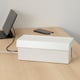 SÄTTING cable management box with lid - IKEA Ireland