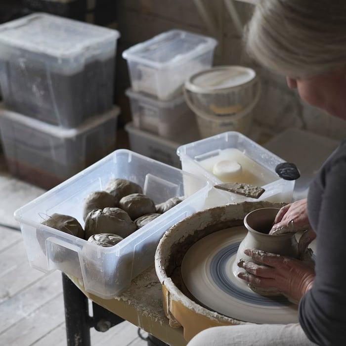 SAMLA Box, transparent, 28x19x14 cm/5 l - IKEA Ireland