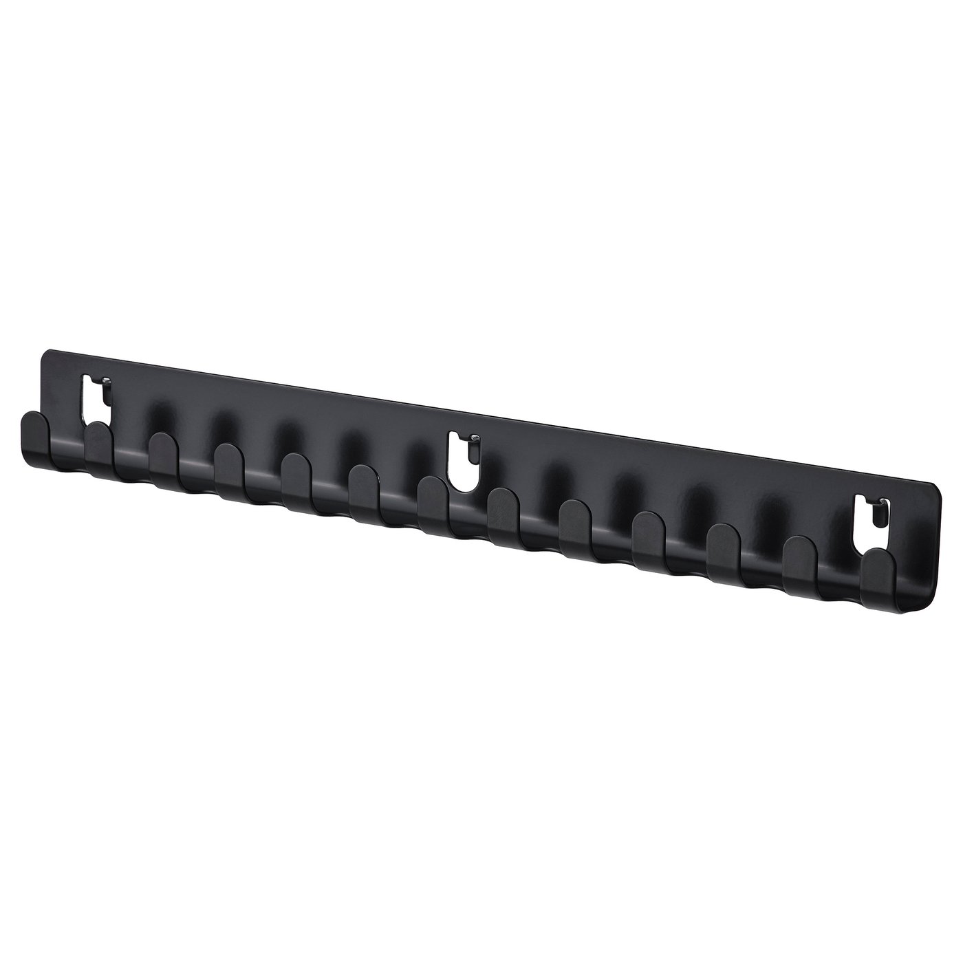 SKÅDIS hook rack, black - IKEA Ireland