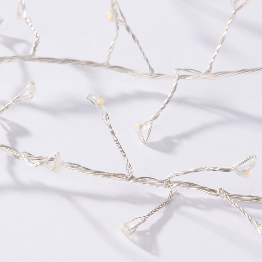 STRÅLA LED lighting chain with 160 lights, battery-operated mini - IKEA ...