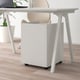 TROTTEN drawer unit w 3 drawers on castors, white - IKEA Ireland