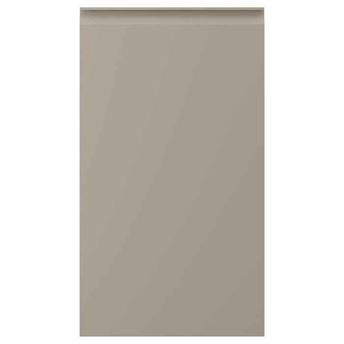 UPPLÖV front for dishwasher, matt dark beige, 45x80 cm - IKEA Ireland