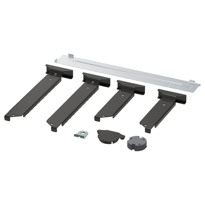 UTRUSTA assembly kit for pull-out function, black-grey - IKEA Ireland