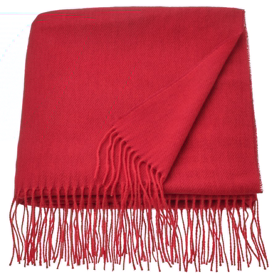 VINTERFINT throw, red, 120x160 cm - IKEA Ireland