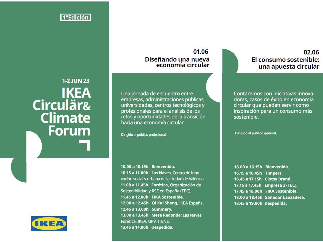IKEA Valencia celebra "IKEA Circular & Climate Forum" - IKEA