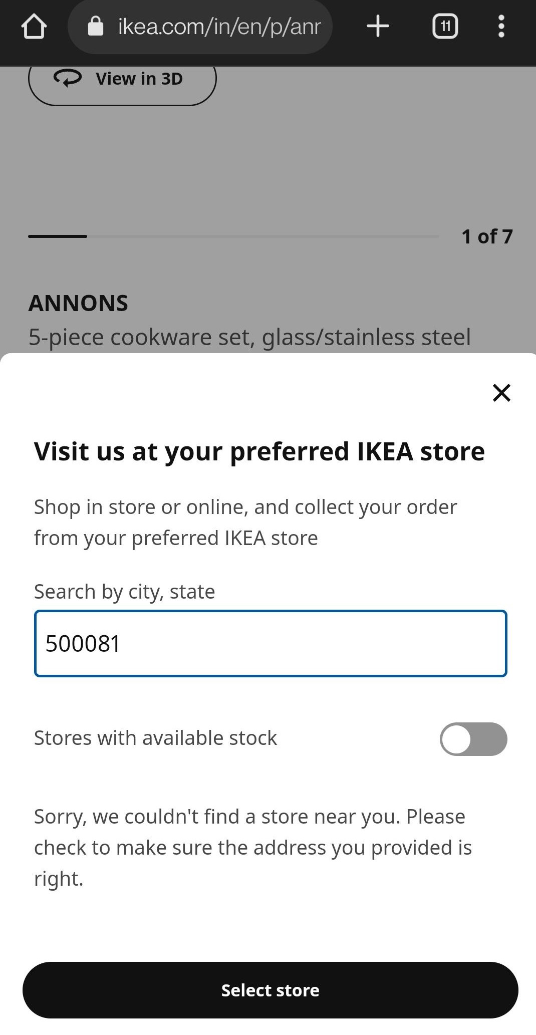 Stock availability - IKEA