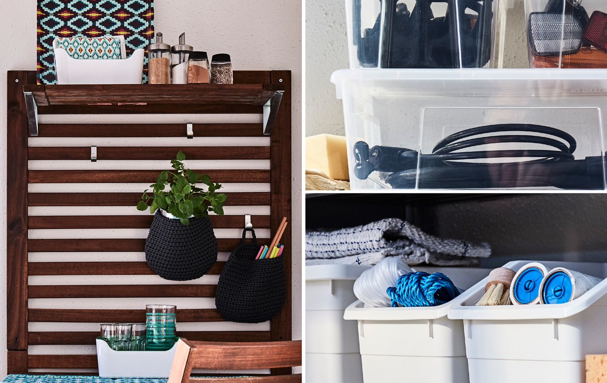 Outdoor storage and organising | Balcony ideas - IKEA