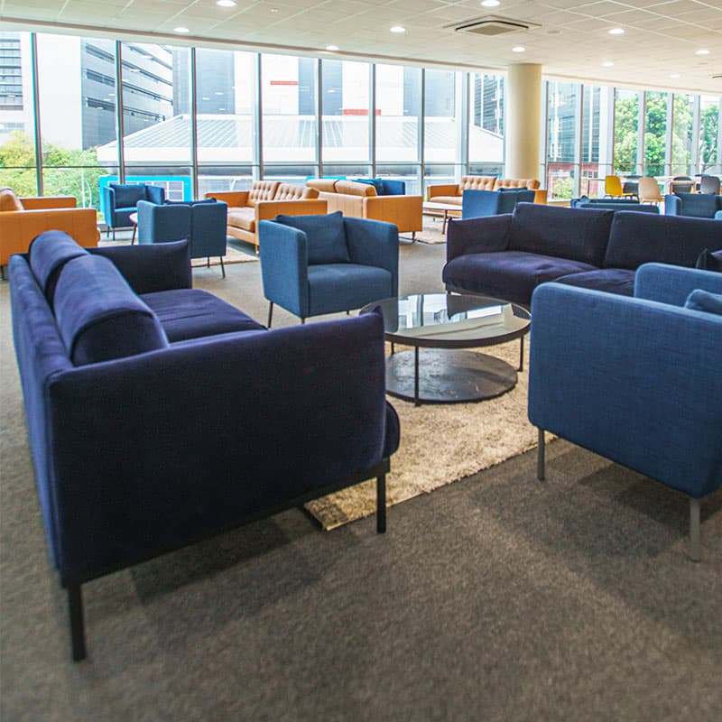 Refreshed lounge for productivity | IKEA for Business - IKEA