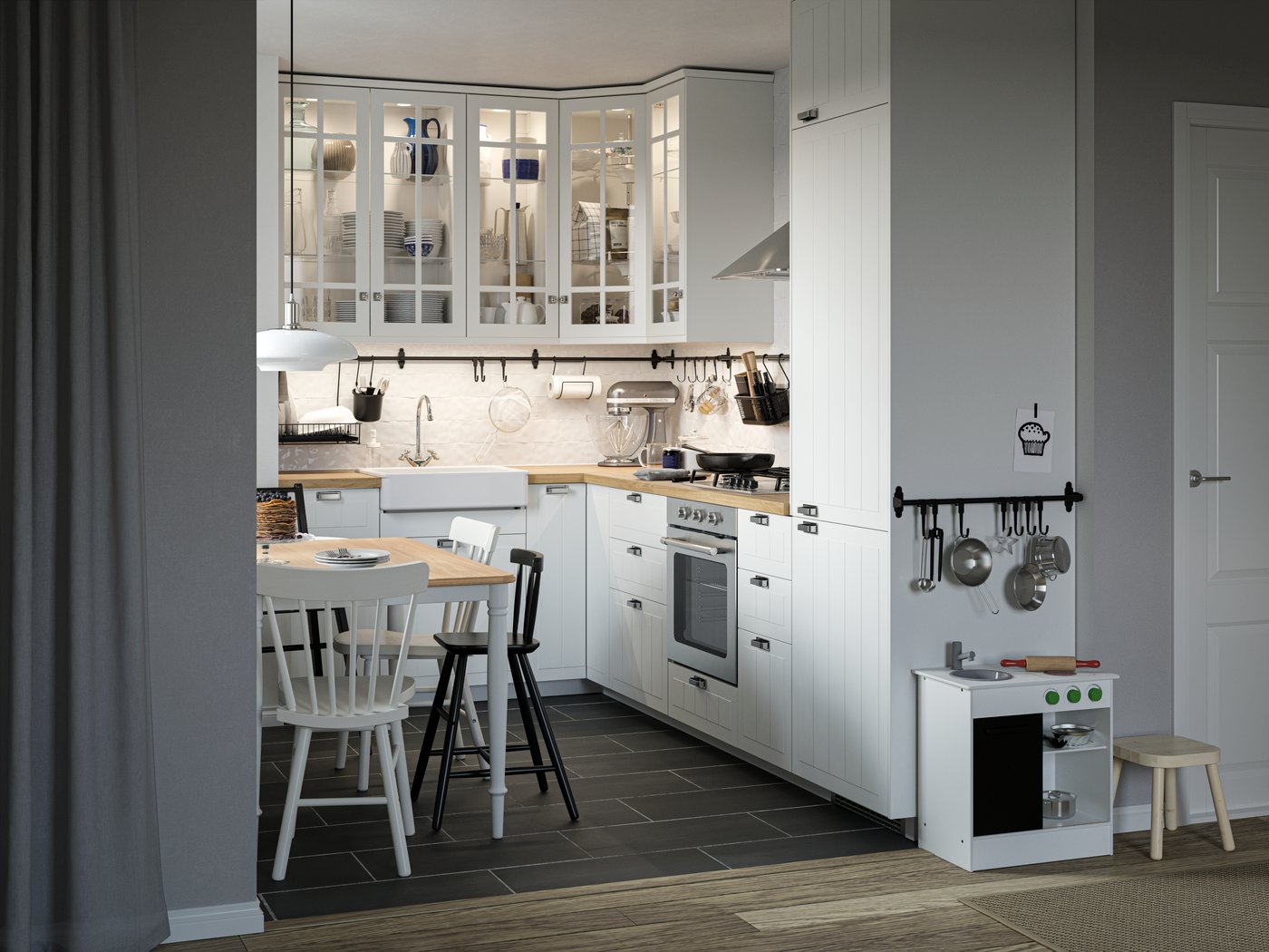 Rustic kitchens at IKEA | Get inspired on IKEA.nl - IKEA