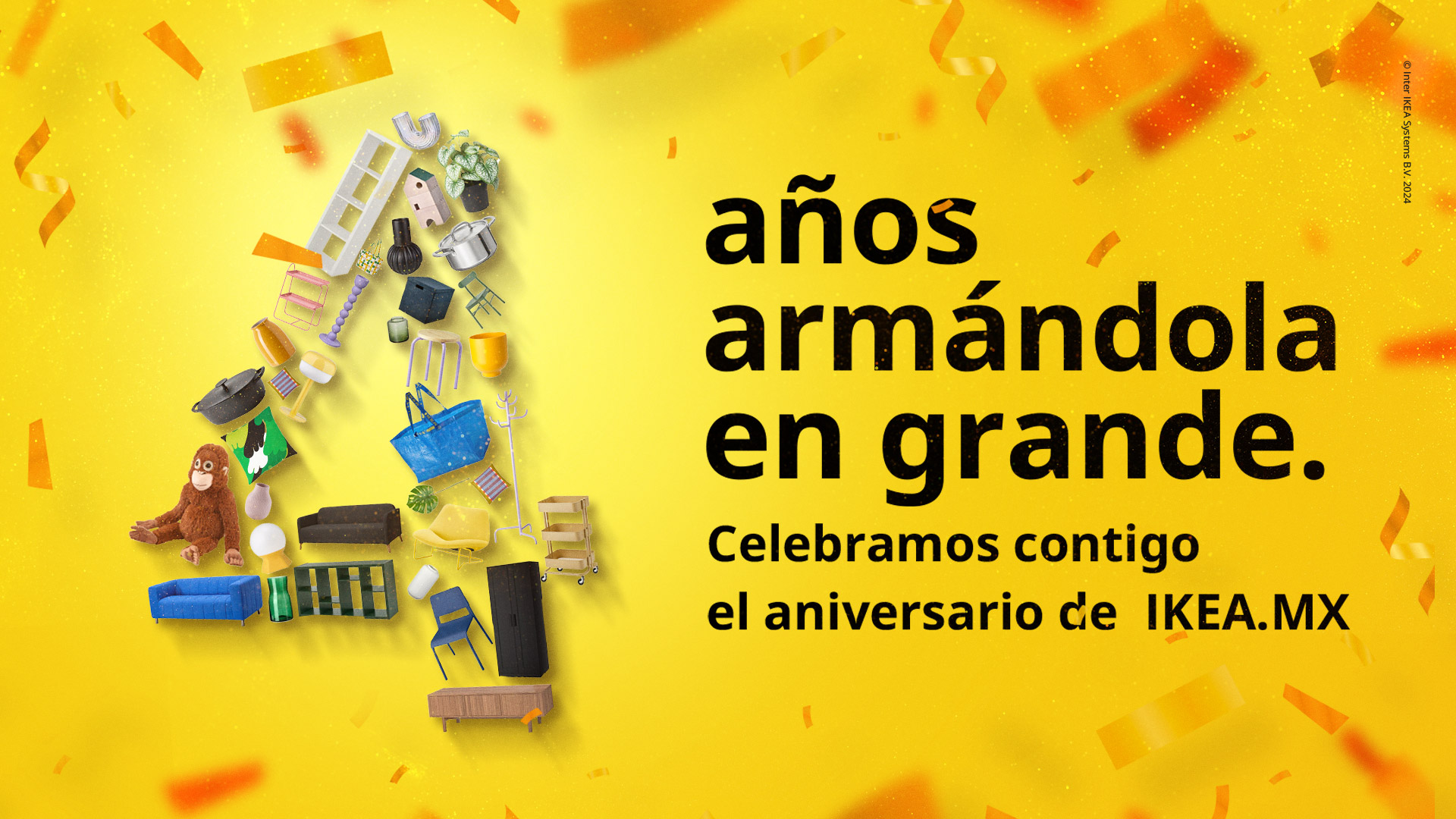 4 años de IKEA.mx, 4 años armándola en grande. - IKEA