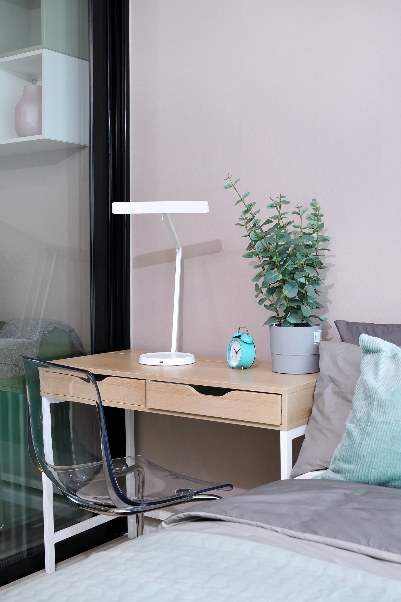 A Scandinavian-modern styled one-bedroom show unit - IKEA