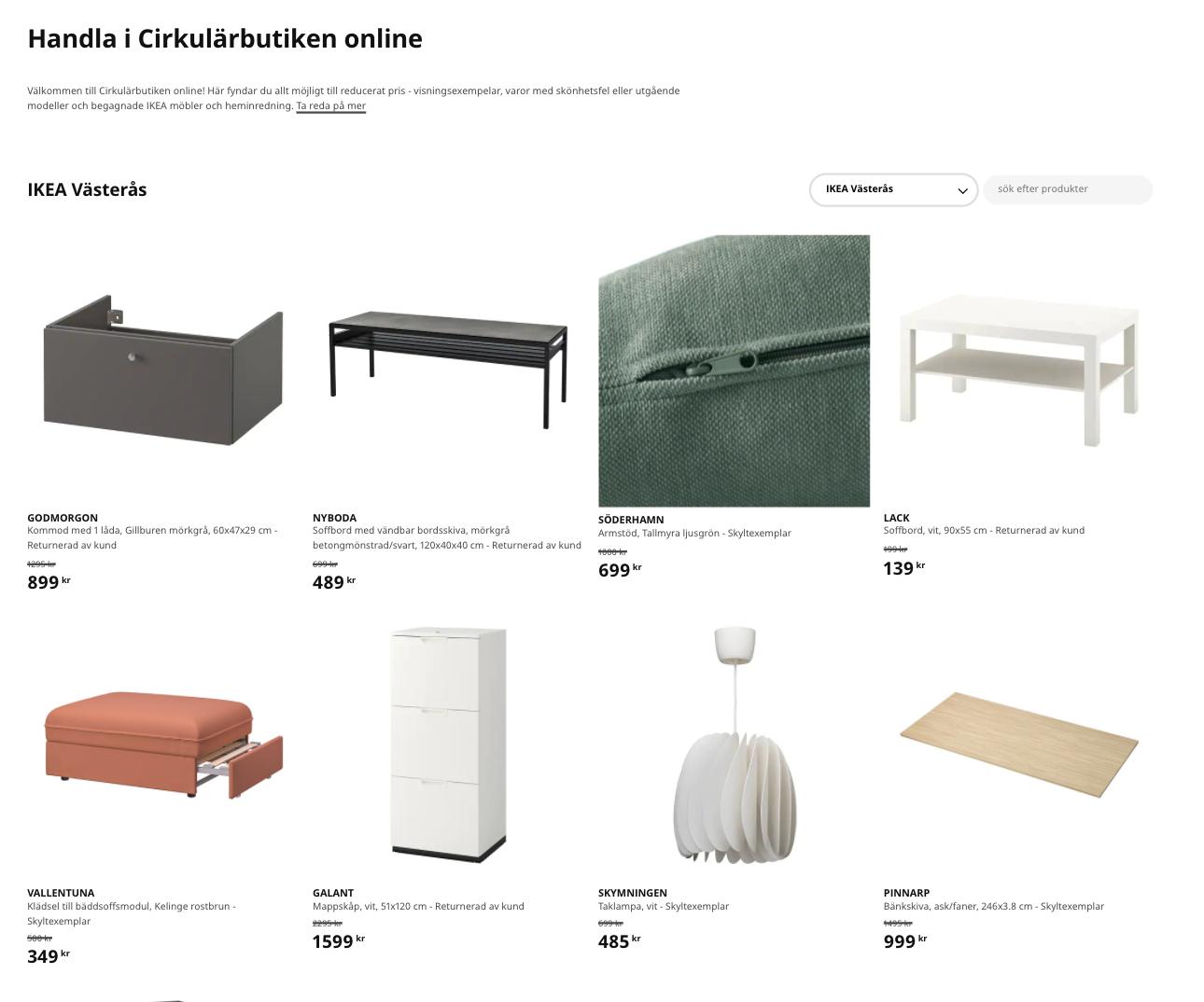 IKEA utökar sin second hand-plattform – - IKEA