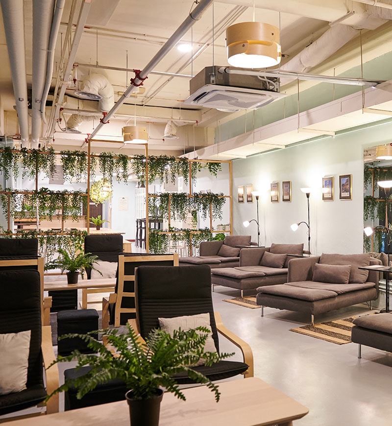 A modern wellness lounge for a healthier workplace - IKEA Malaysia