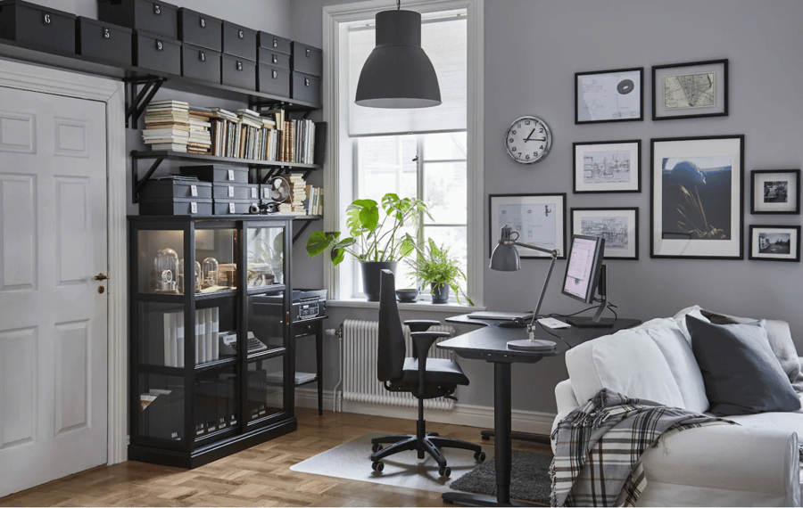 Ideas for a flexible home office - IKEA