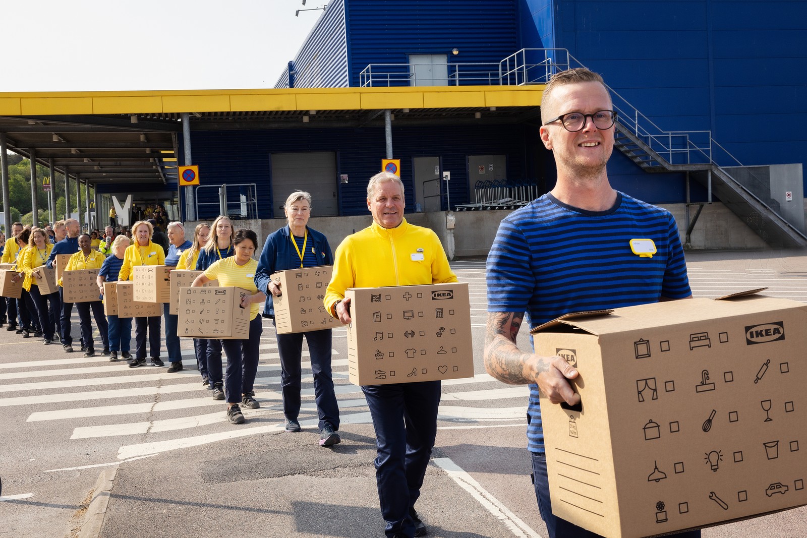 Folkfest när IKEA öppnade unikt varuhus i Kållered - IKEA