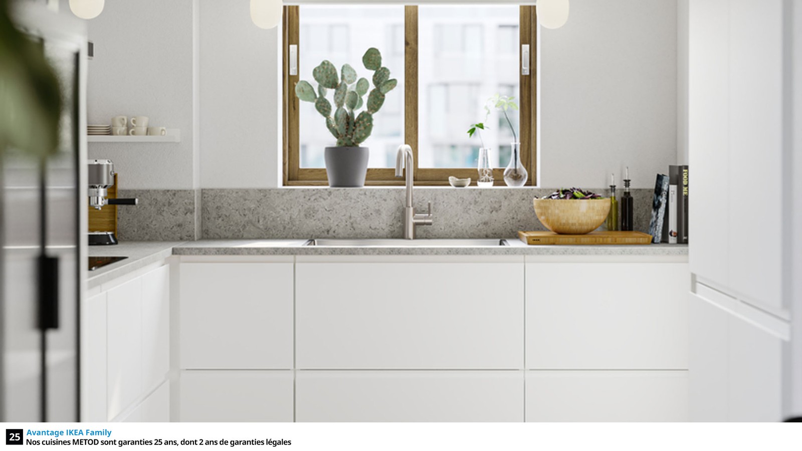 Cuisines METOD finition VOXTORP blanc mat - IKEA