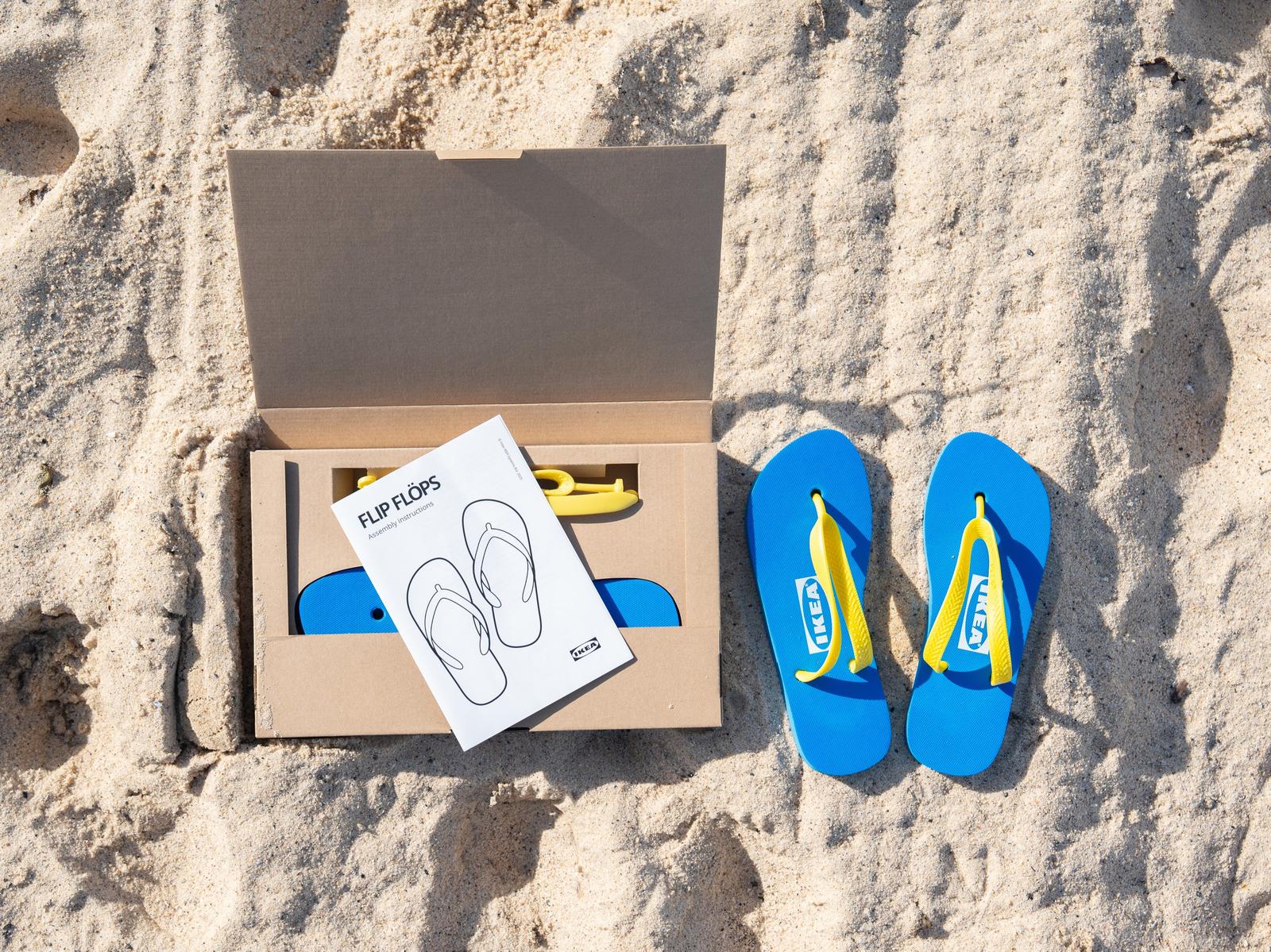 IKEA launches flatpack FLIP FLÖPS for 50th Birthday - IKEA