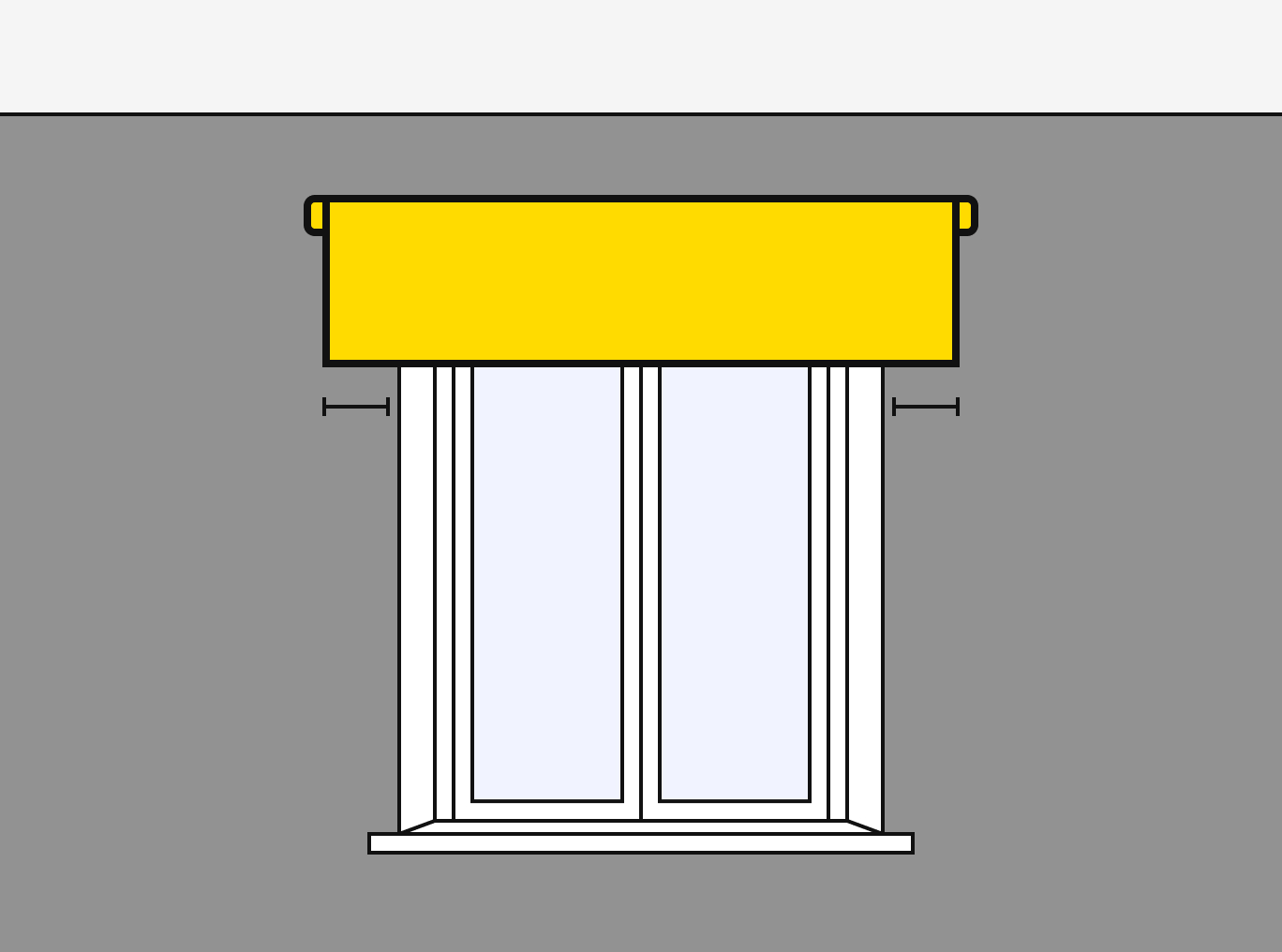 Measure the window for curtain rails, rods or blinds - IKEA