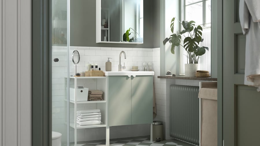 Get a fresh look and feel in your classical bathroom - IKEA | IKEA ...