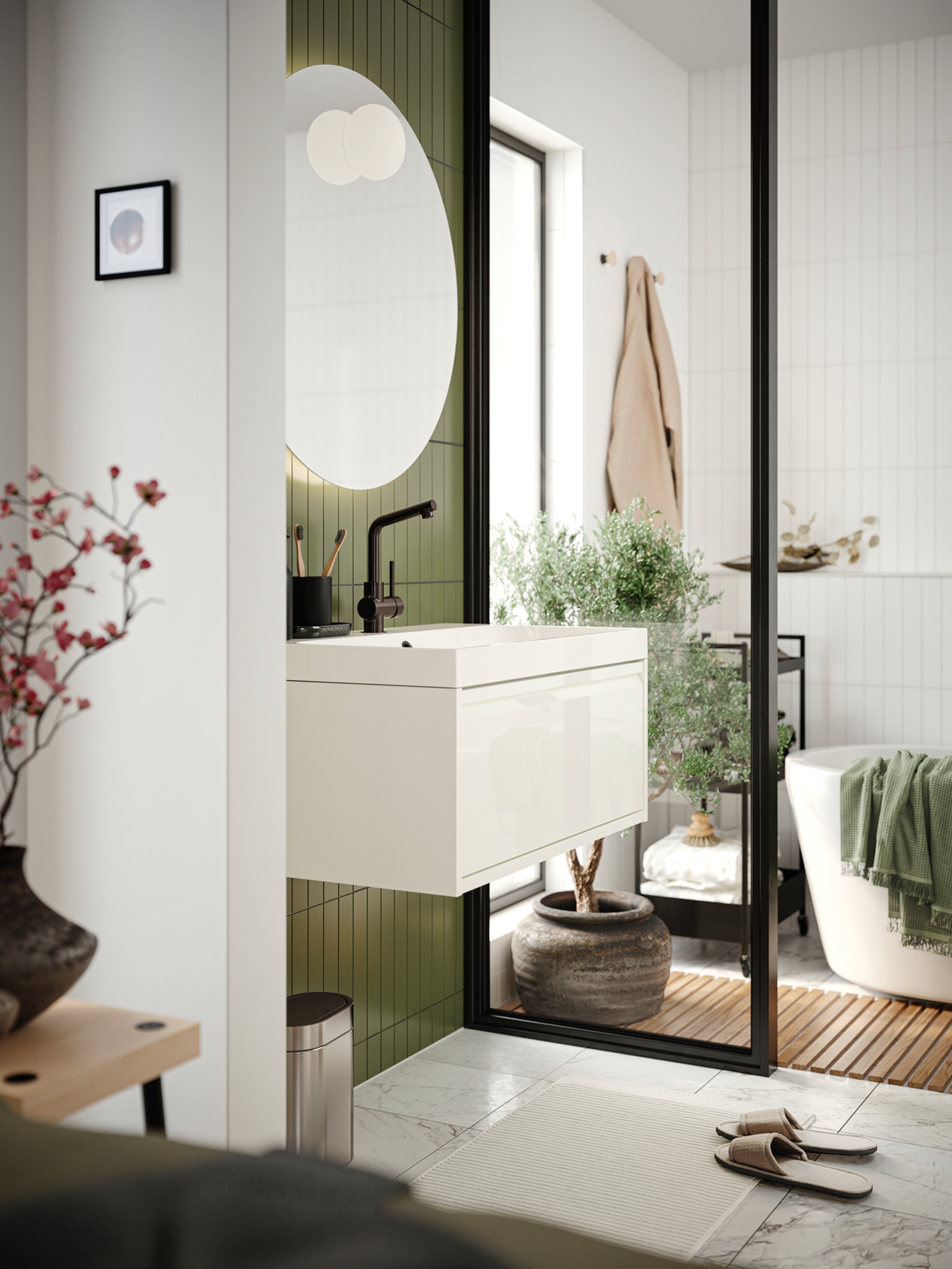 There is a bathroom for every taste and every wallet - IKEA