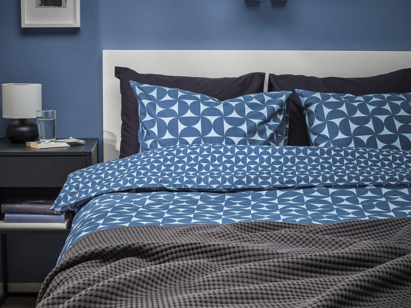 Playful Patterned Geometric Bedding - IKEA