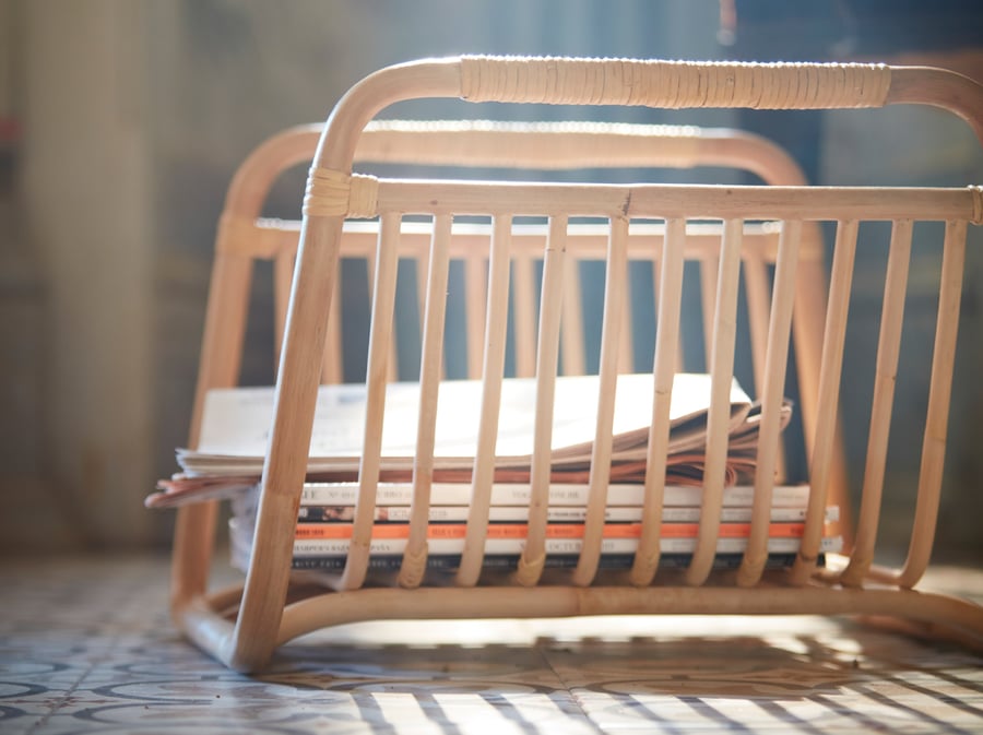 Natural and decorative storage for magazines - IKEA Malaysia