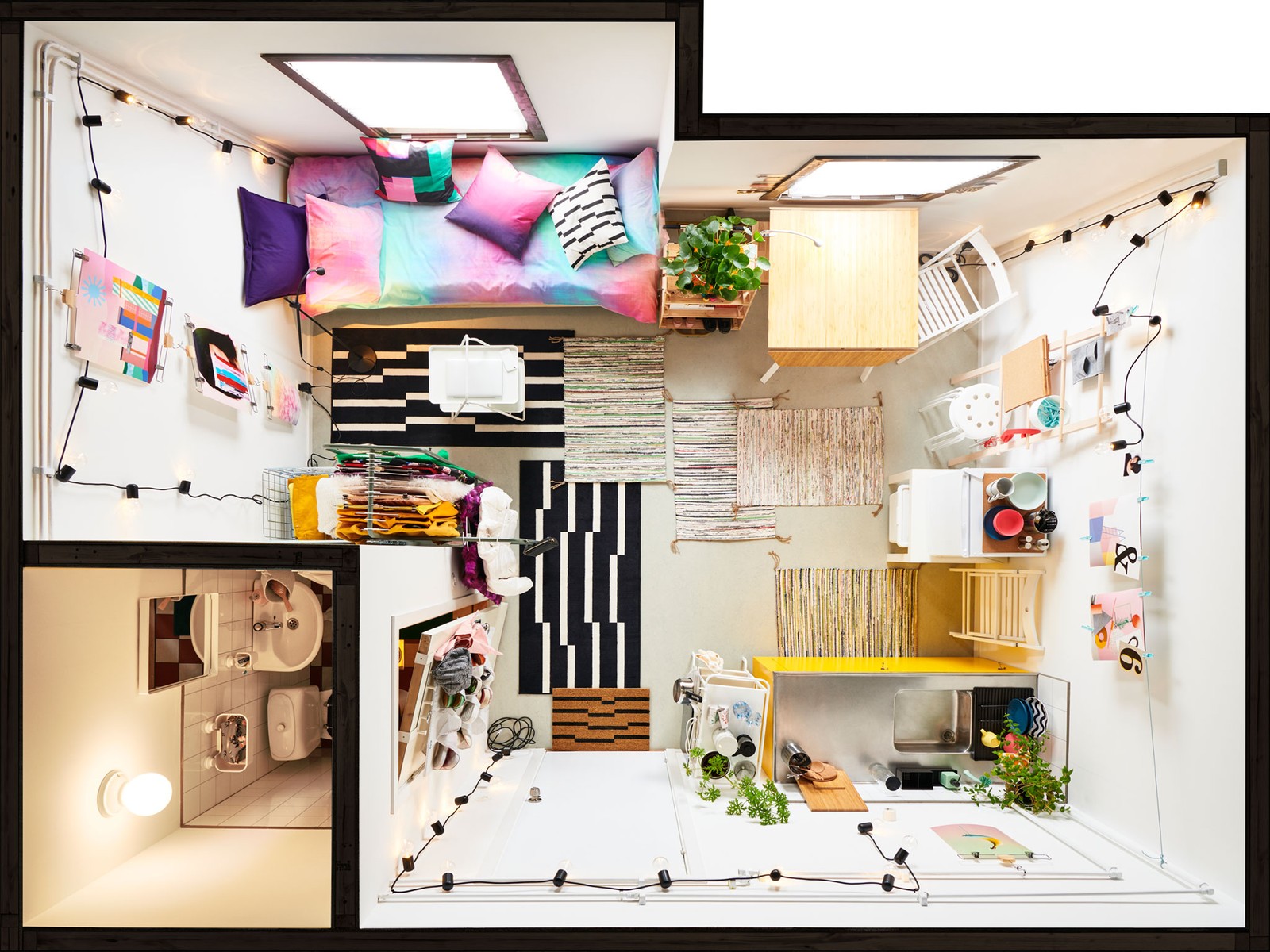 Ideas for small studio apartments - IKEA