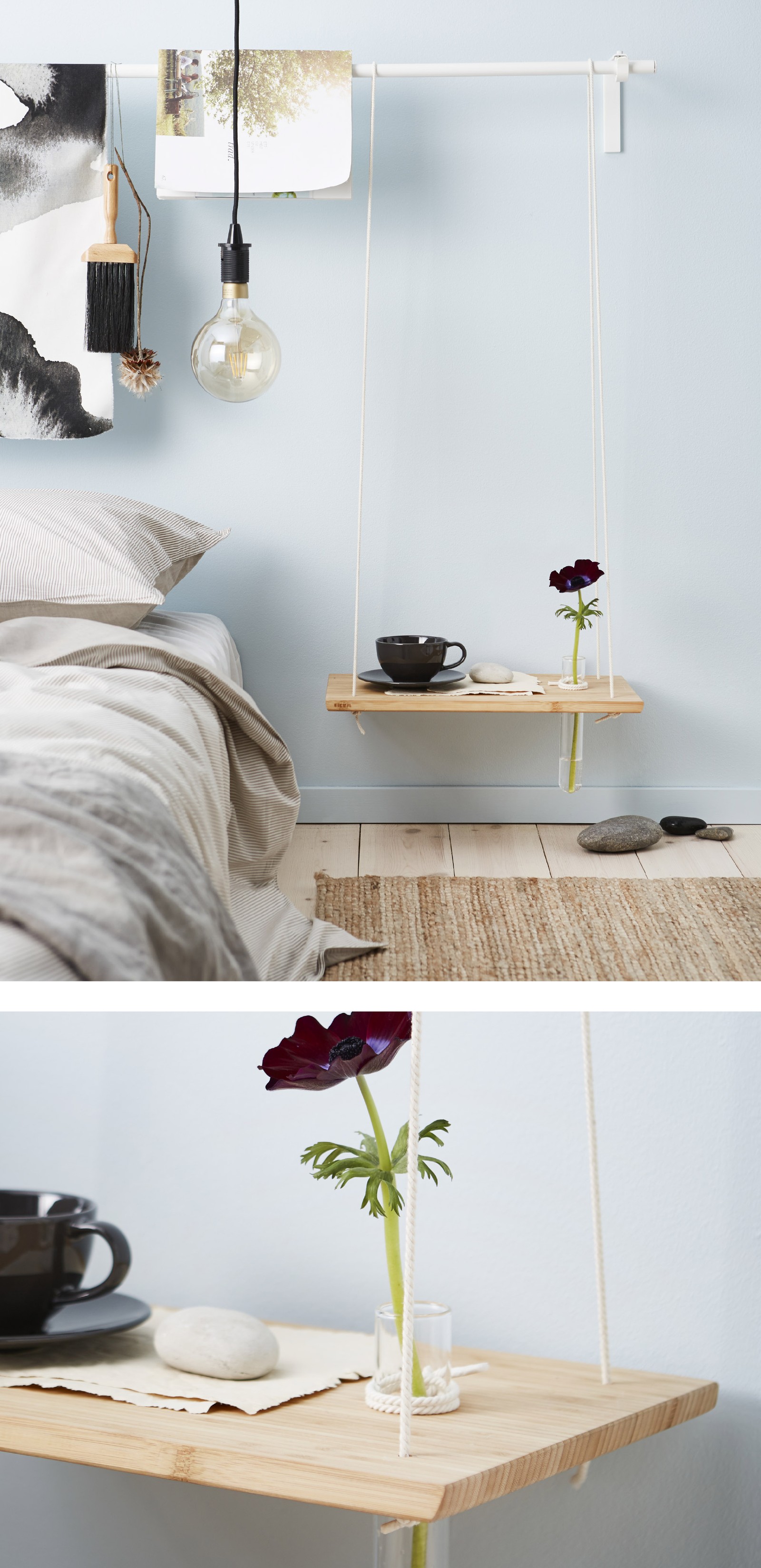 DIY bedside table ideas - IKEA