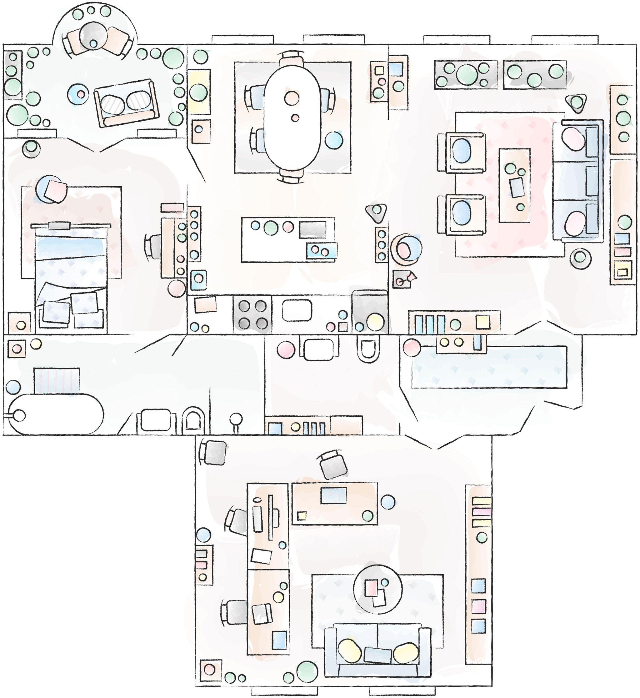 The urban apartment of artist Radek and florist Łukasz - IKEA