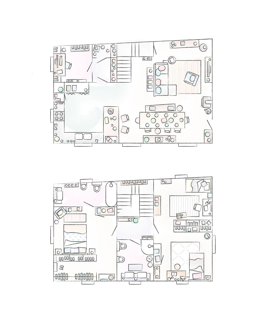 The open-plan family home of interior designer Sarah - IKEA