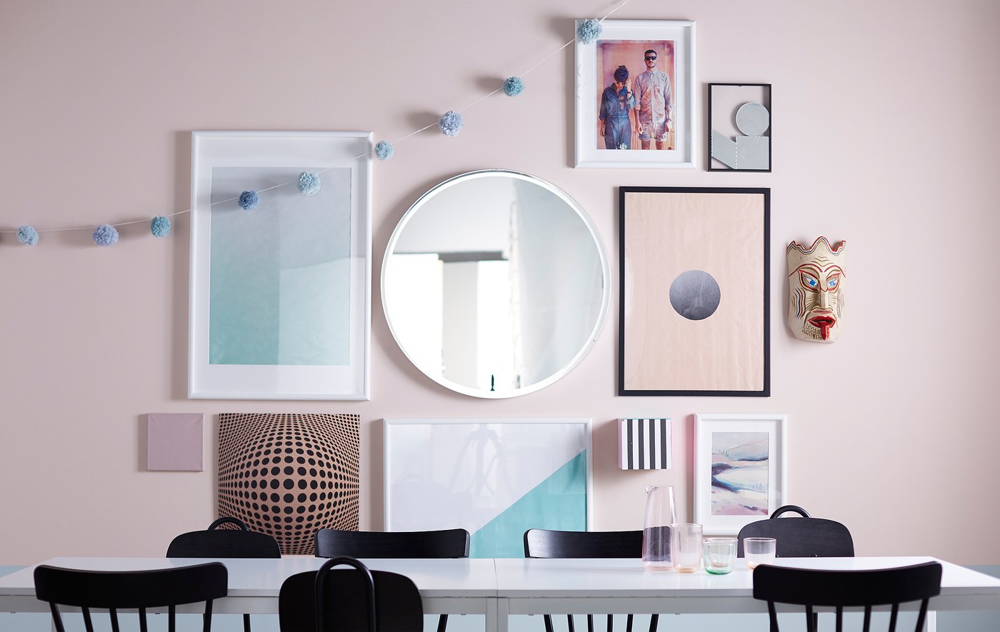 How to hang a creative wall gallery - IKEA