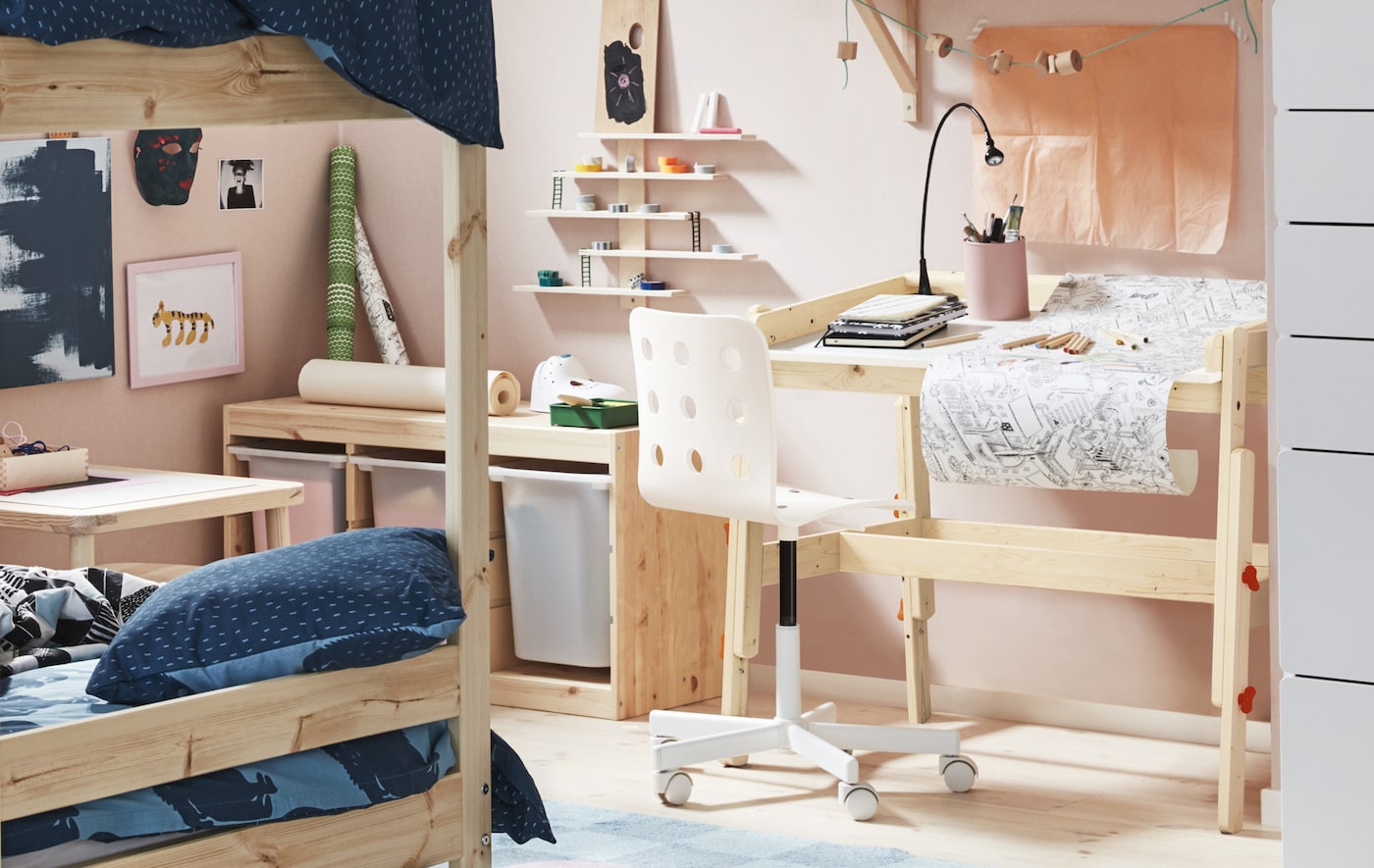 Studying at home easier with flexible study stations - IKEA CA