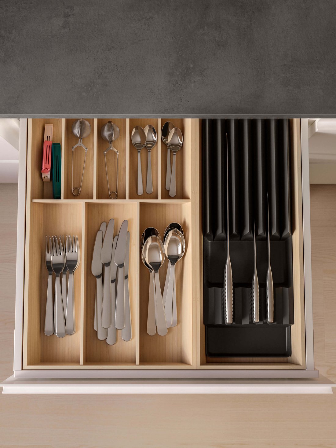 A guide to tidy and organized kitchen drawers - IKEA
