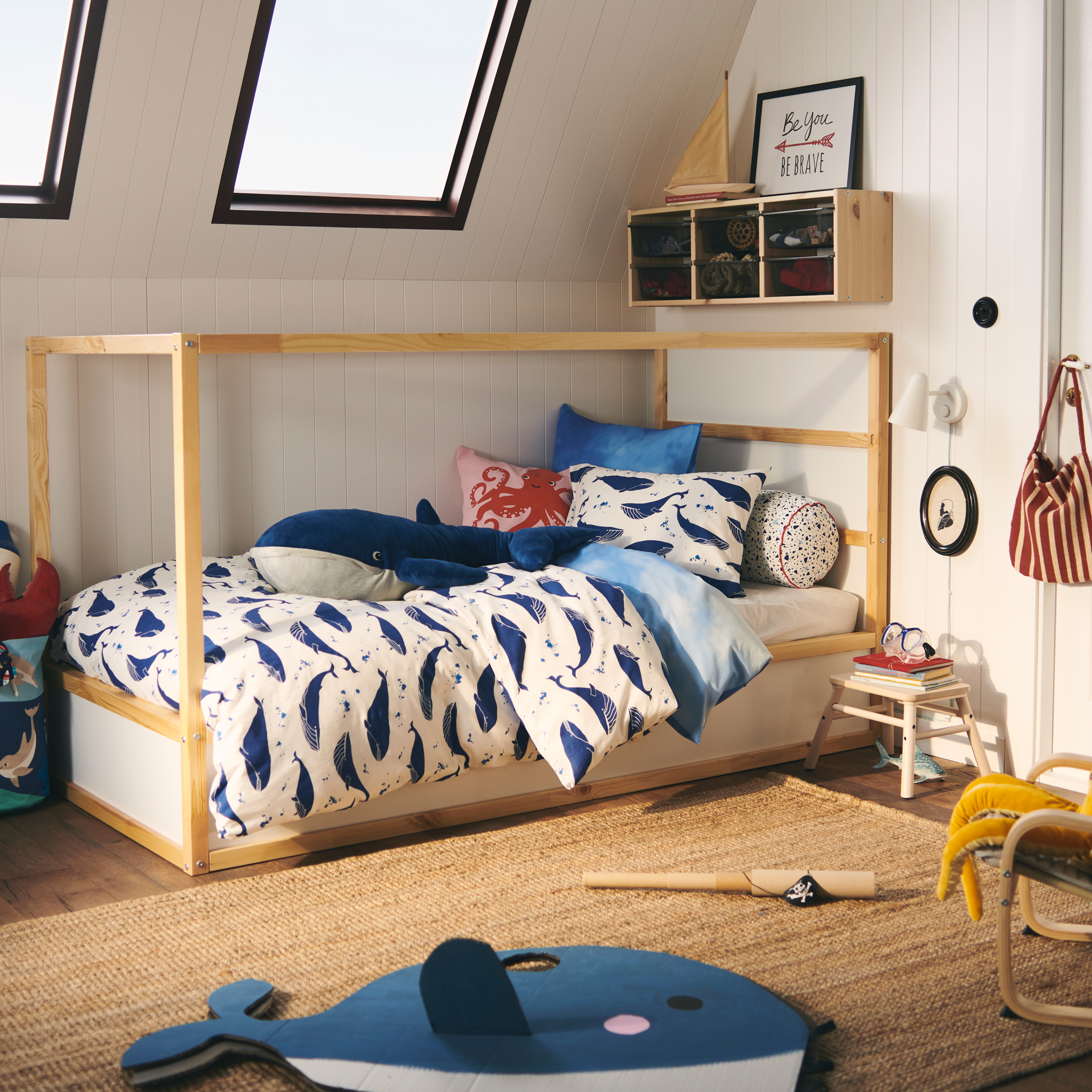 Create an ocean-inspired kids bedroom - IKEA CA