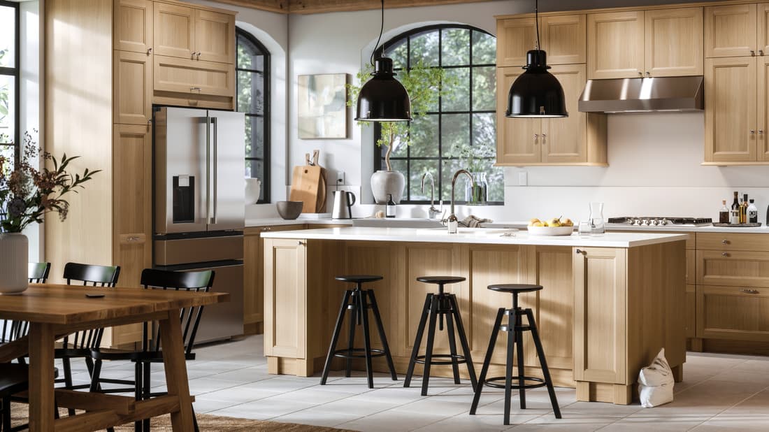 Find out about VEDHAMN oak kitchen fronts - IKEA Australia