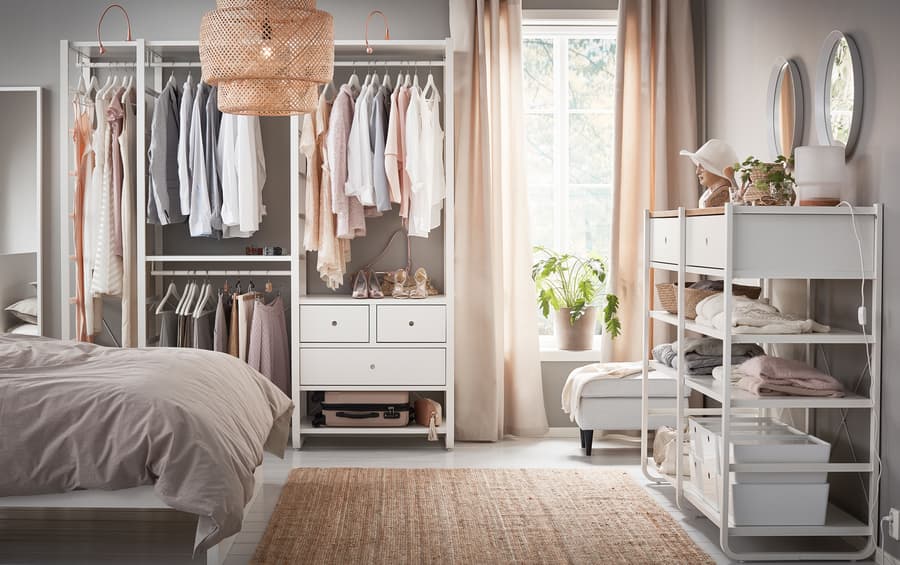Your open wardrobe, made easy and elegant - IKEA