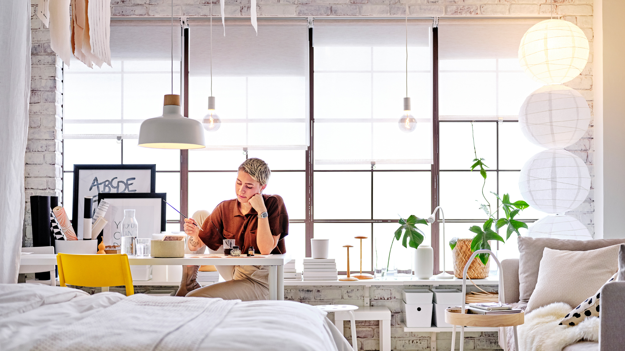 A small, budget-friendly studio apartment - IKEA