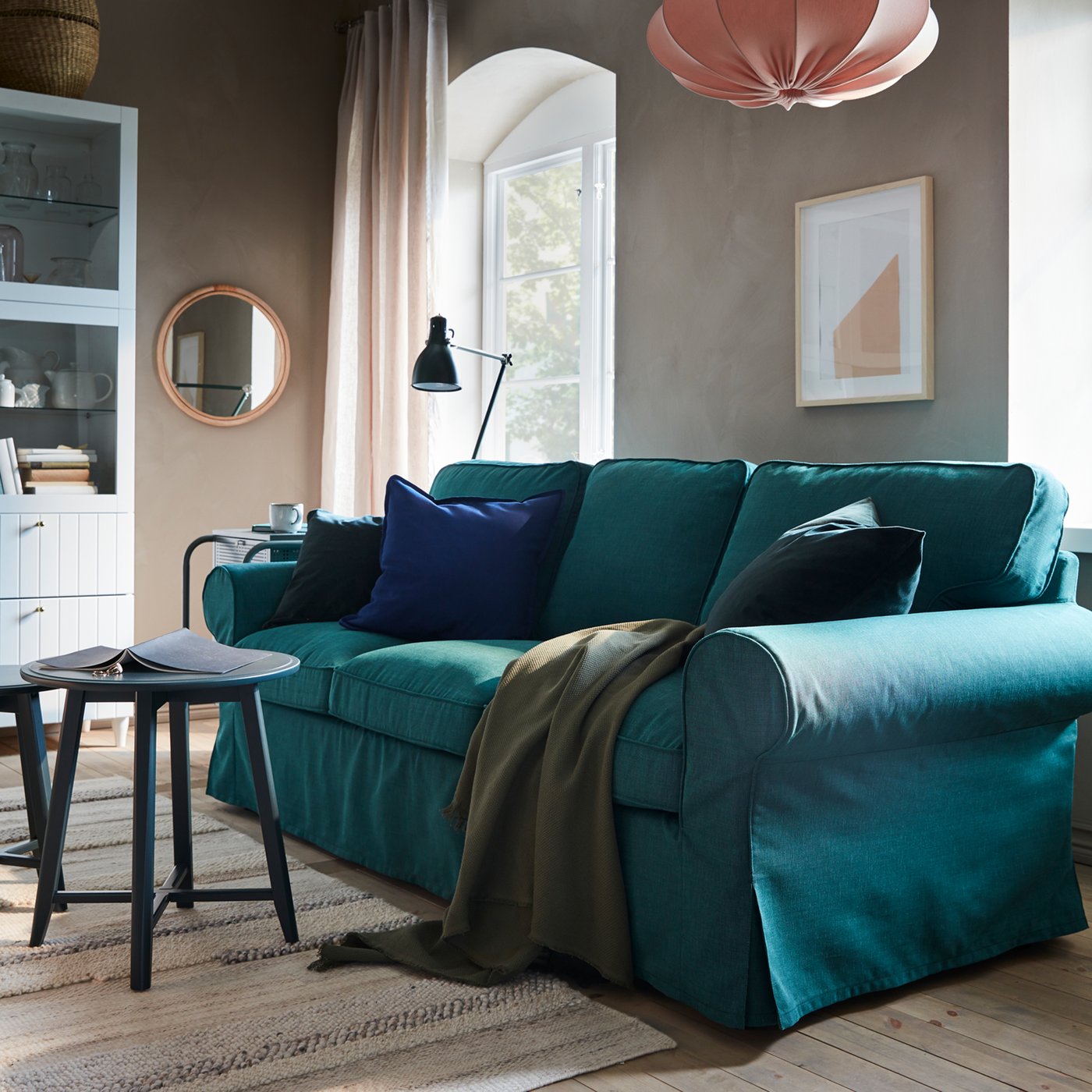 A living room with storage in stylish disguise - IKEA