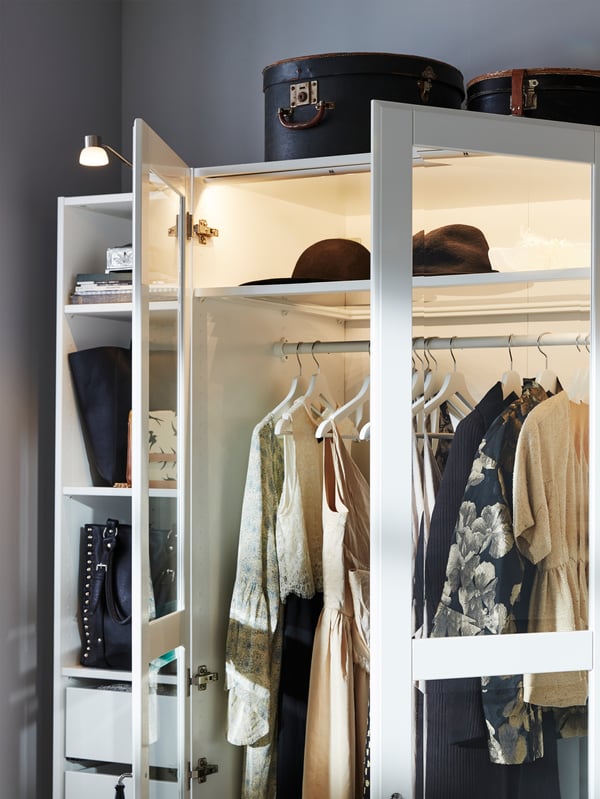 Stylish storage with IKEA PAX/TYSSEDAL wardrobe - IKEA