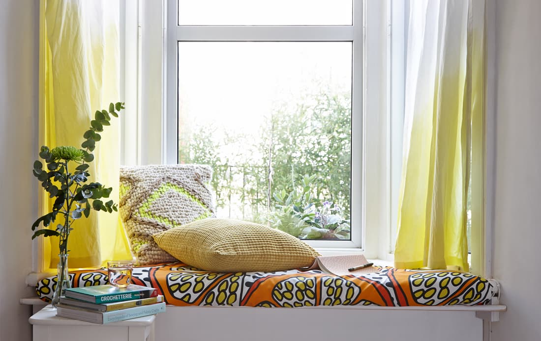 How to update your curtains with dip-dye - IKEA Australia